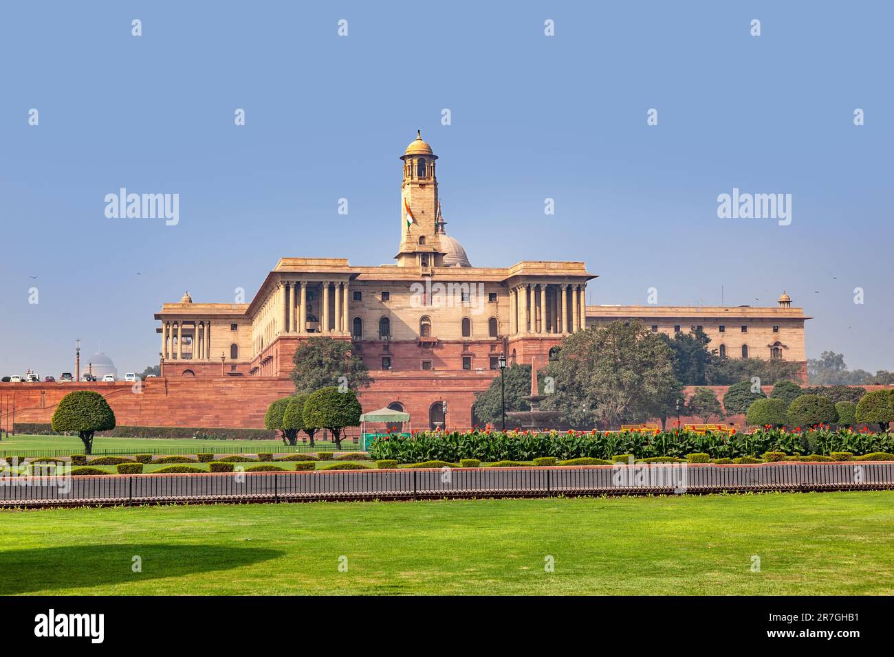 The North Block of the building of the Secretariat. Central Secretariat ...
