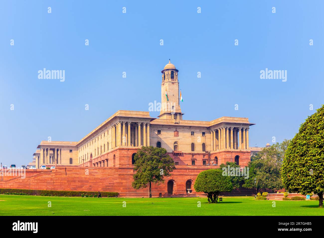 The North Block of the building of the Secretariat. Central Secretariat ...