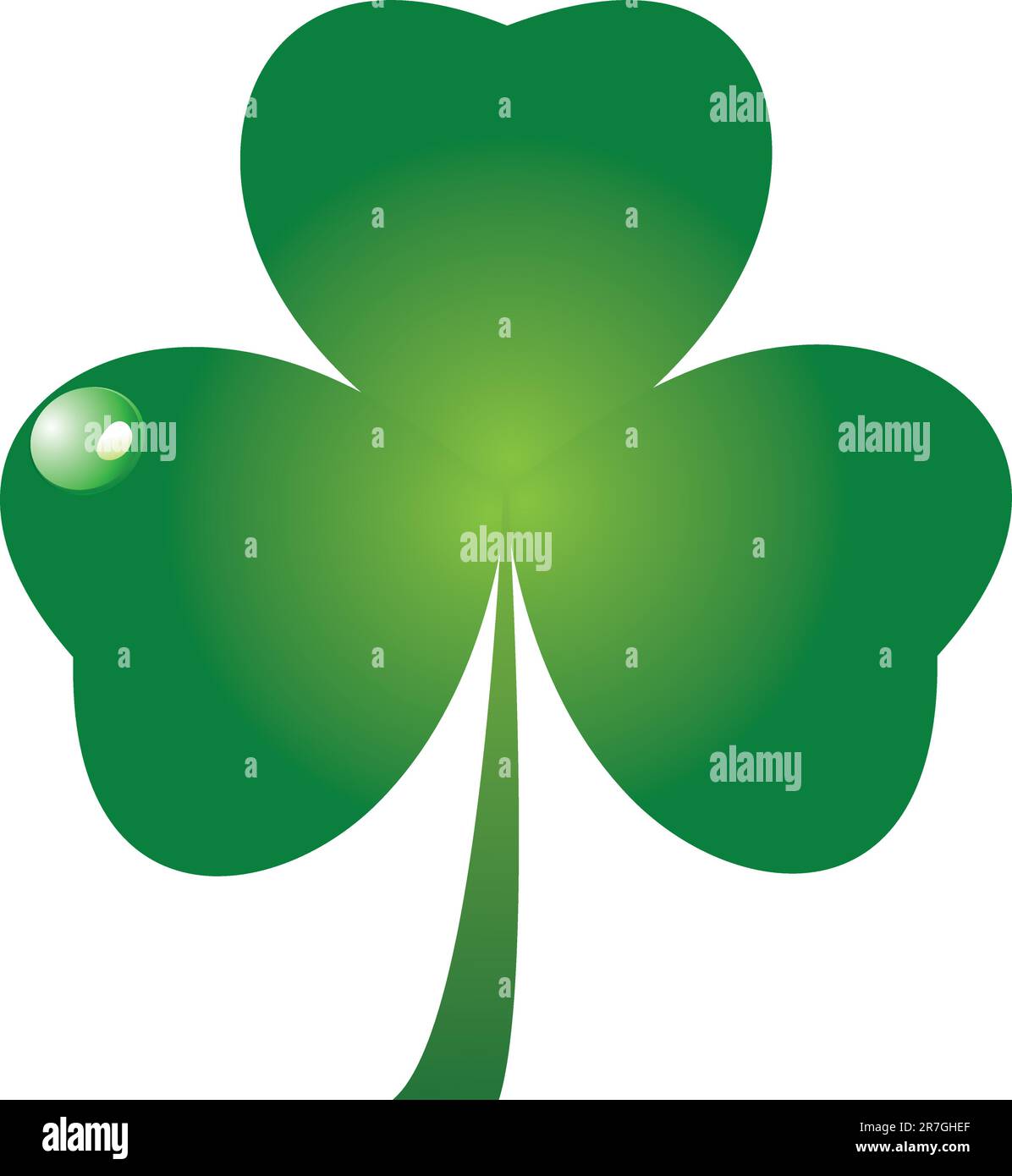 vector illustration of a shamrock Stock Vector Image & Art - Alamy