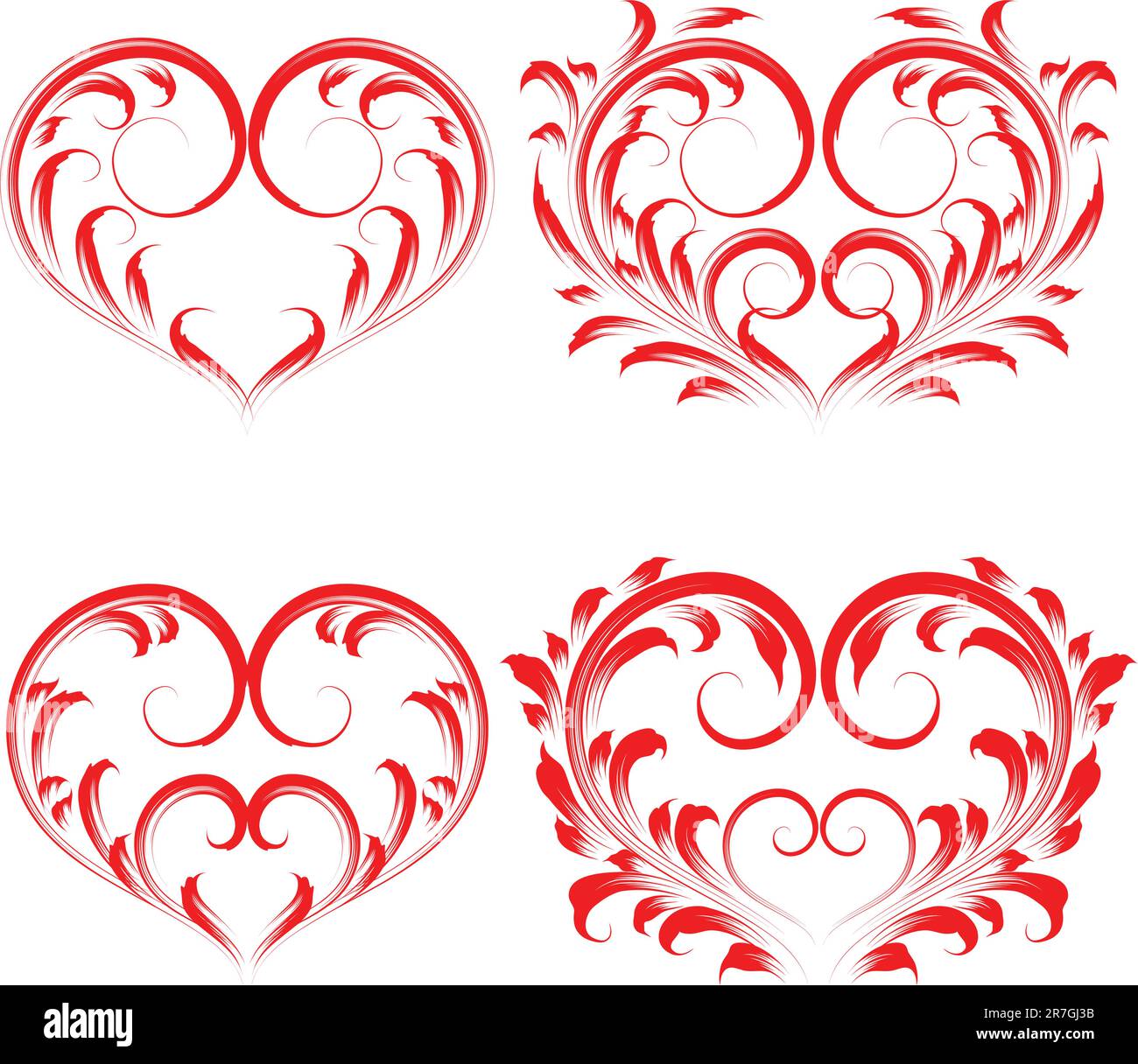 Old human heart Stock Vector Images - Alamy