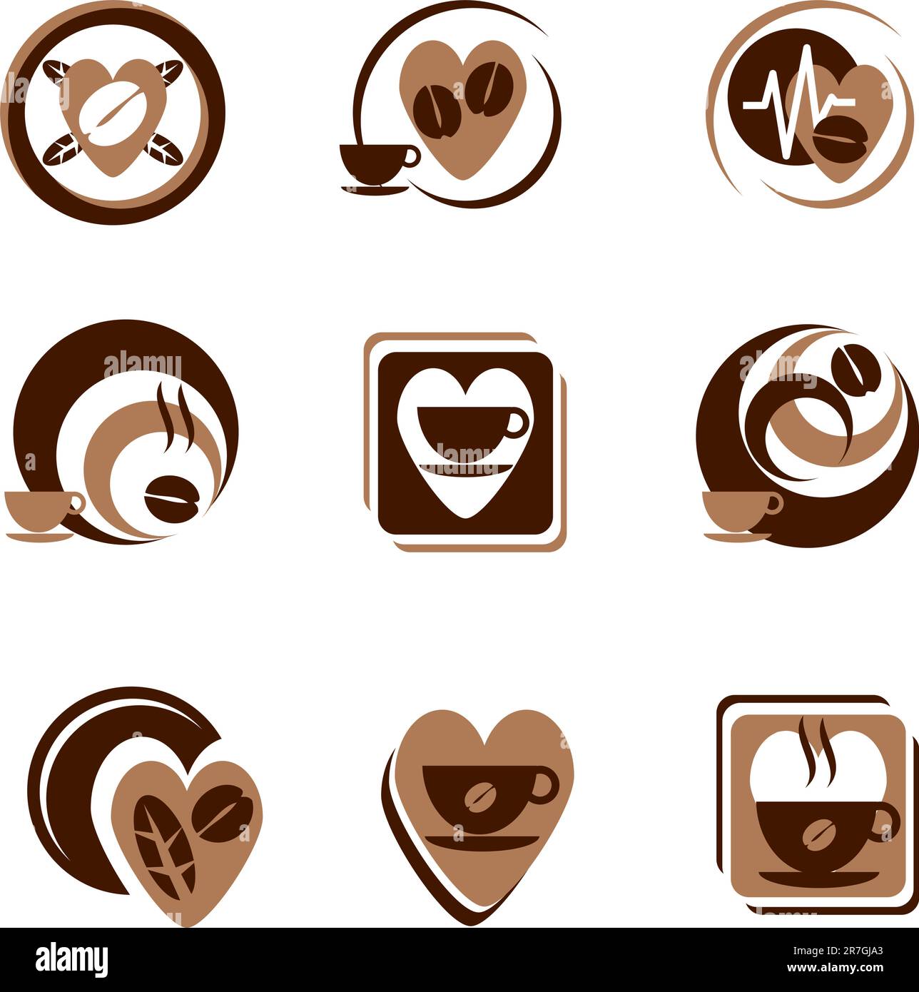 Coffee 1 sign Stock Vector Images - Alamy