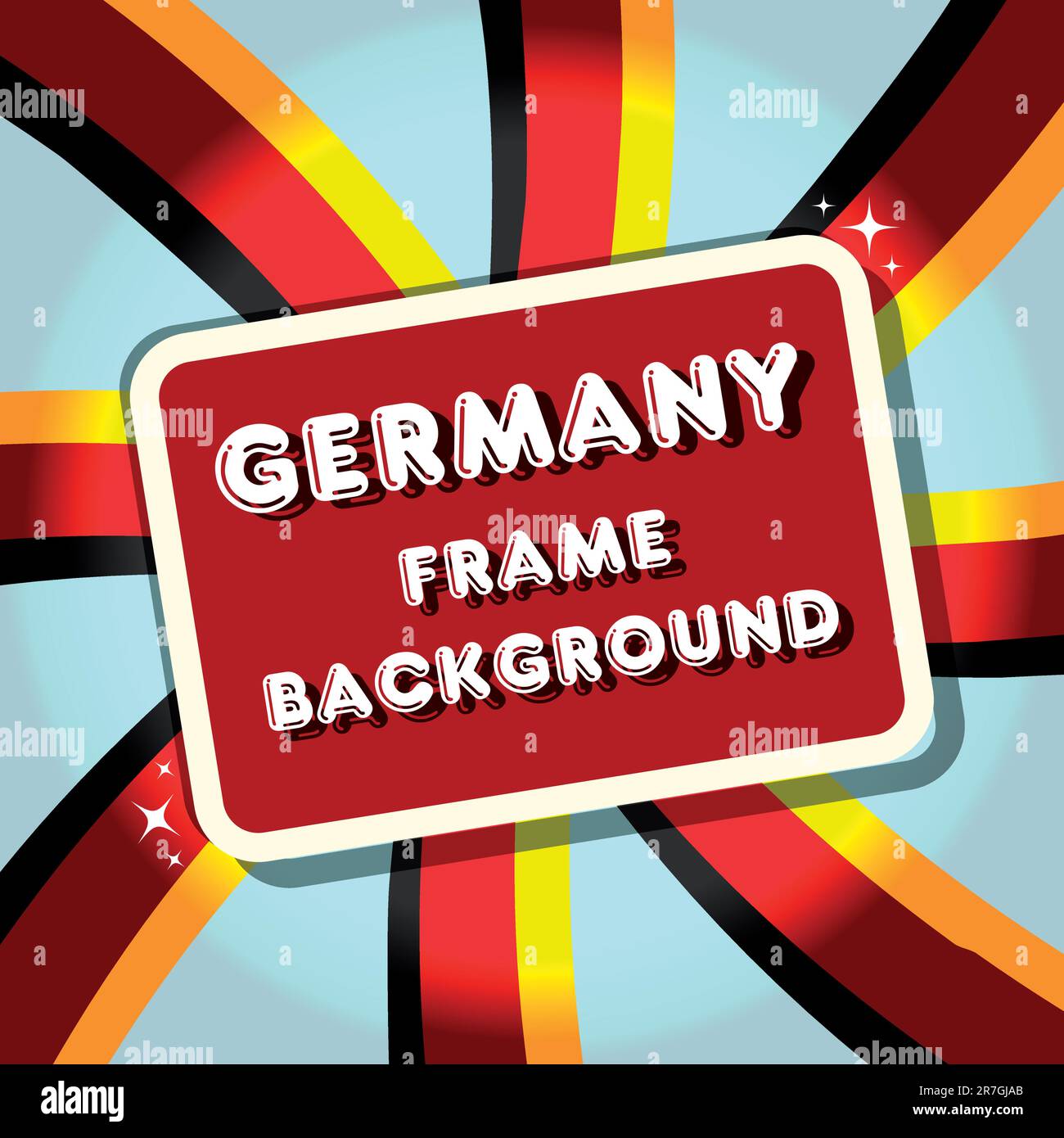 Germany Background banner flag border Stock Vector Image & Art - Alamy