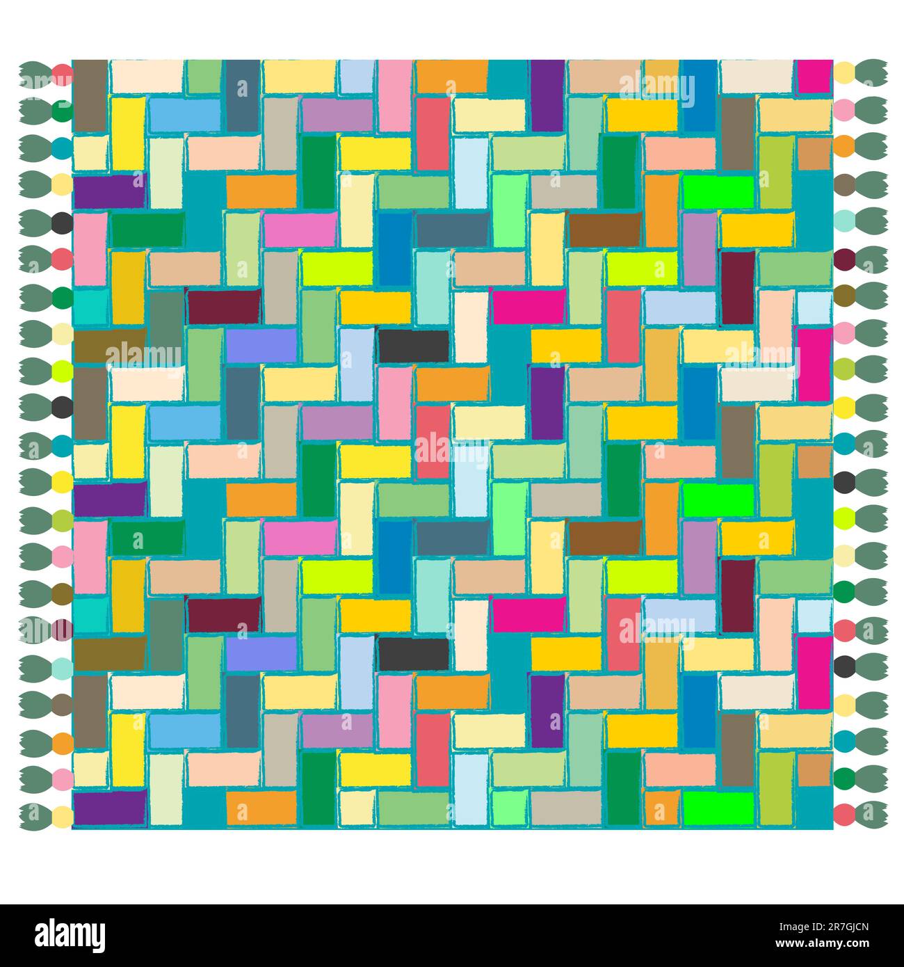 colored carpet, vector art illustration Stock Vector Image & Art - Alamy