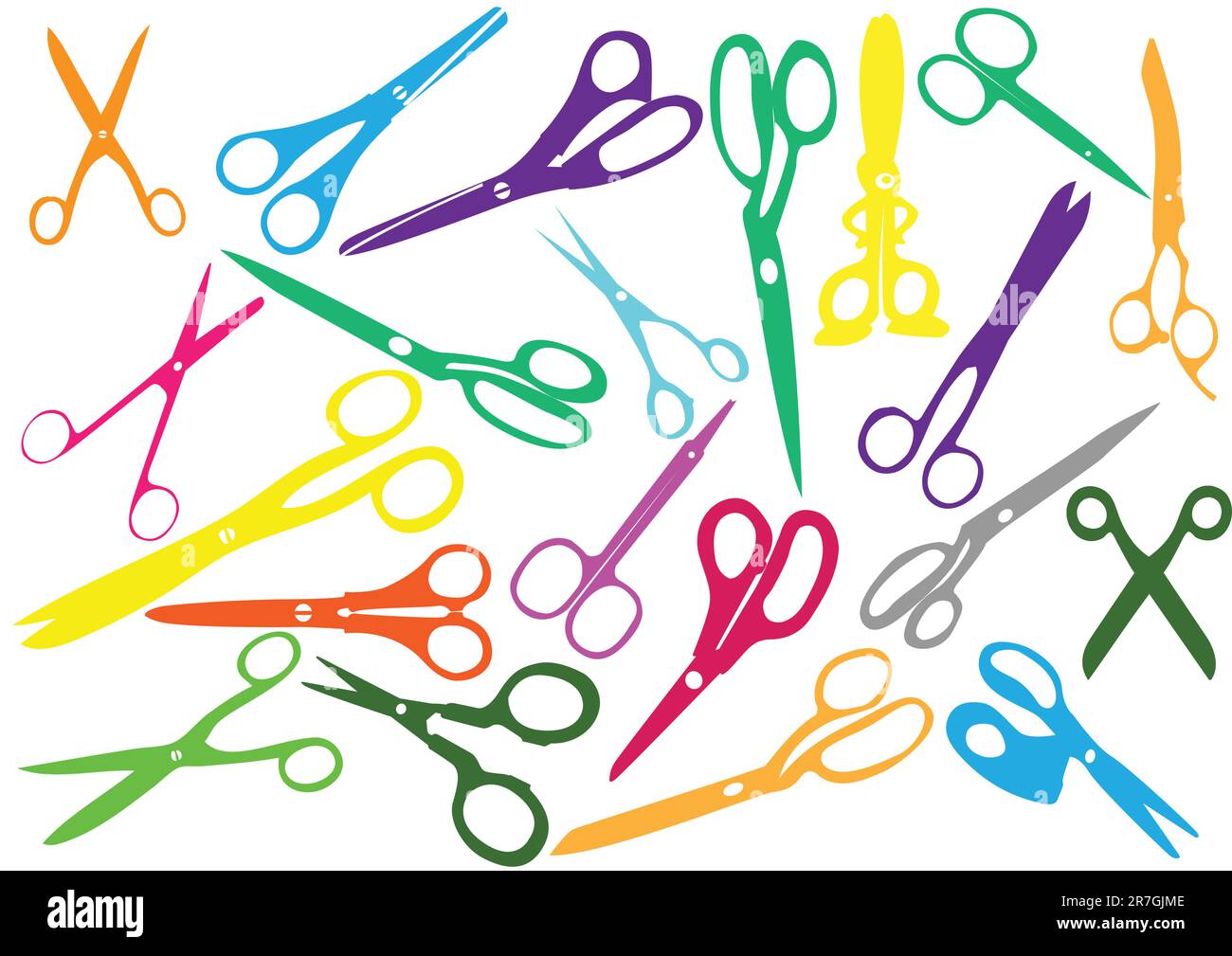 Vector illustration of cutting tools Stock Vector Image & Art - Alamy
