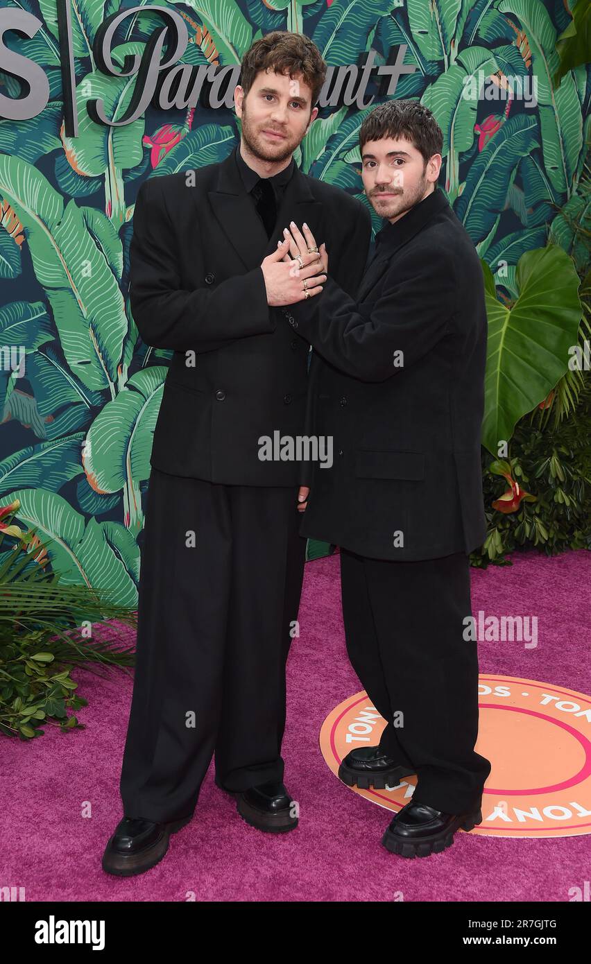 June 11, 2023, New York, New York, USA: Ben Platt and Noah Galvin ...