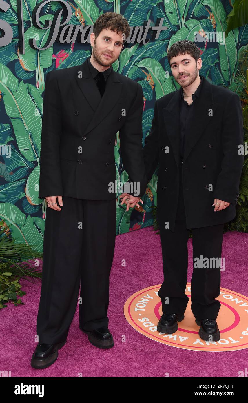 June 11, 2023, New York, New York, USA: Ben Platt and Noah Galvin ...