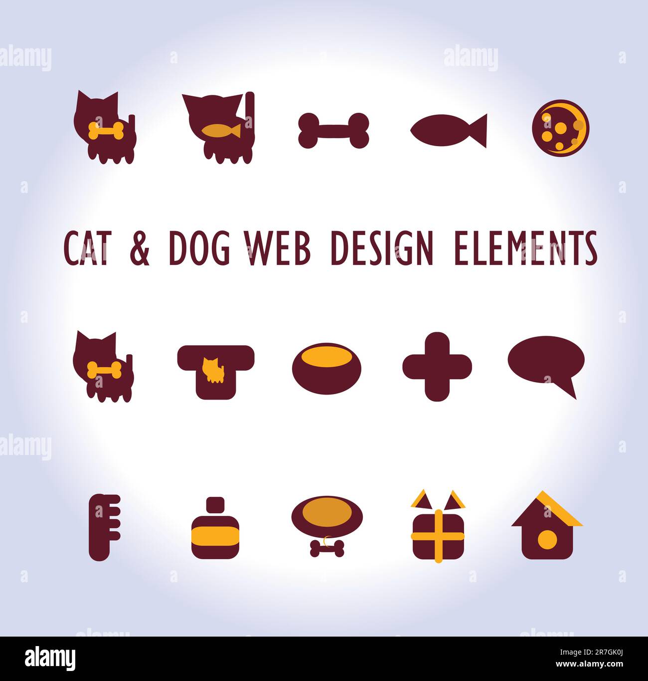 Happy and healthy pets Stock Vector Images - Alamy