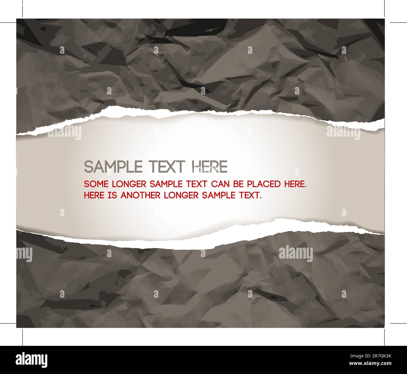 Vector ripped paper - abstract background Stock Vector Image & Art - Alamy