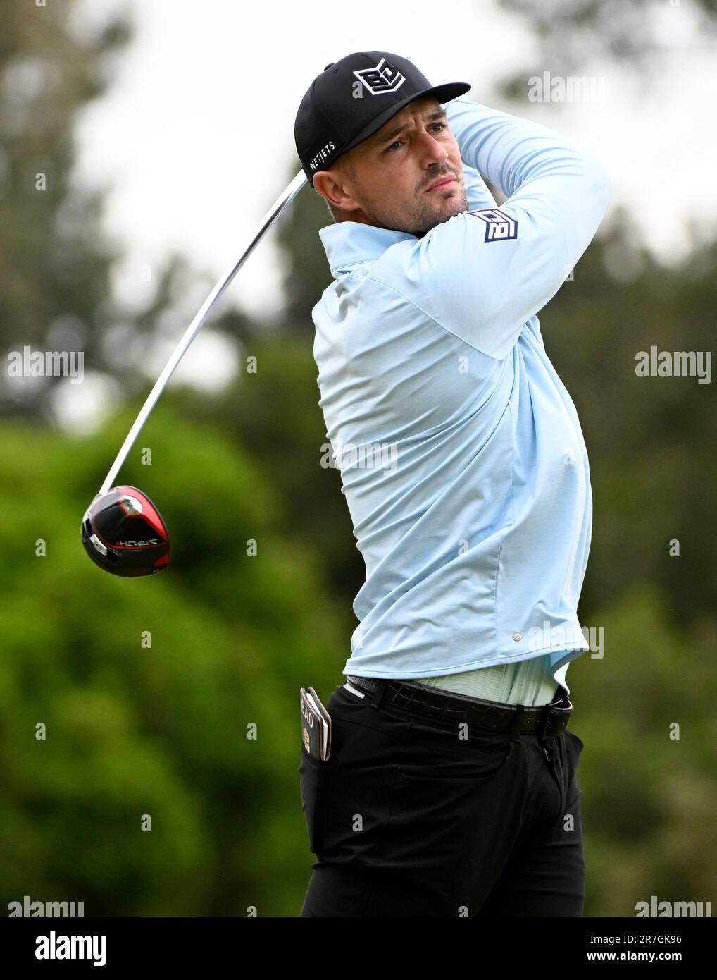 Los Angeles, United States. 15th June, 2023. Bryson DeChambeau follows ...