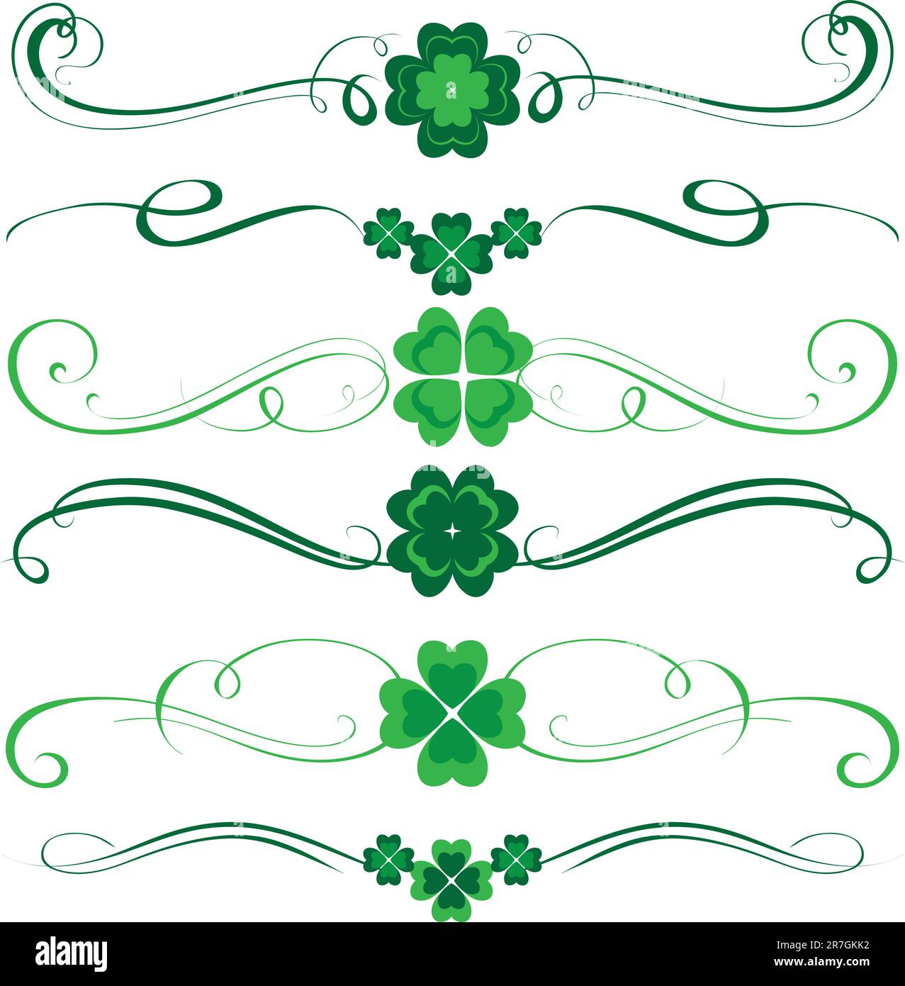 Clover design Stock Vector Images - Alamy