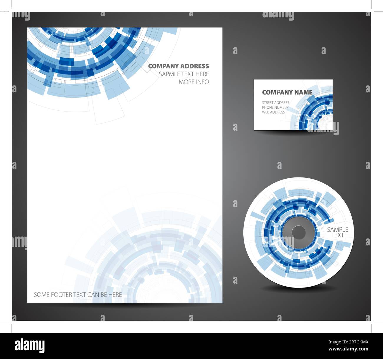 Design template set business card Stock Vector Images - Alamy