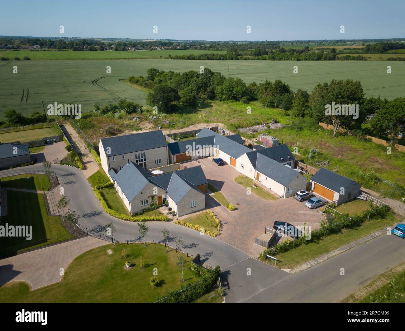 15th June 2023 Barn conversions and a new housing development in a ...