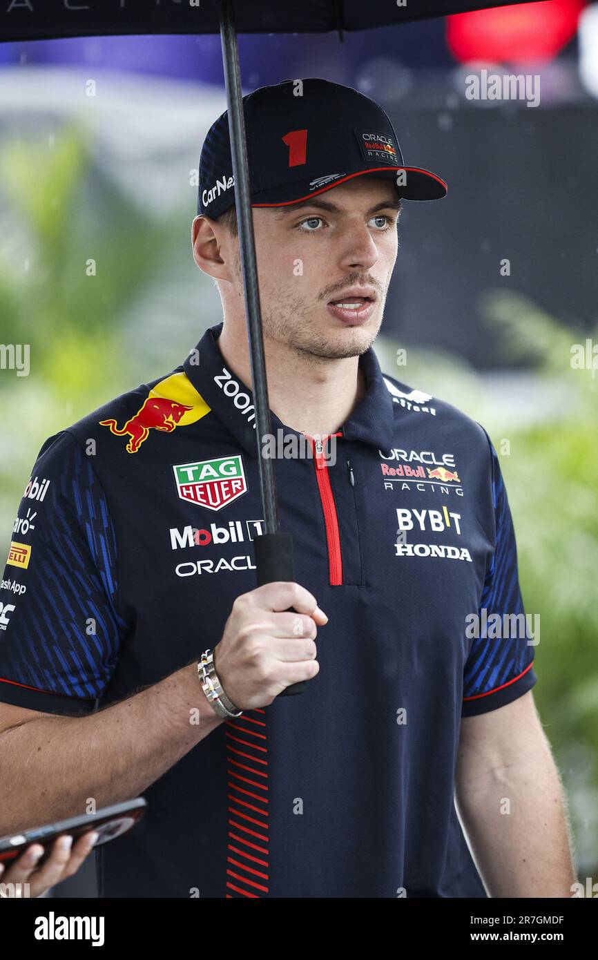 VERSTAPPEN Max (ned), Red Bull Racing RB19, portrait during the Formula 1 Pirelli Grand Prix du ...