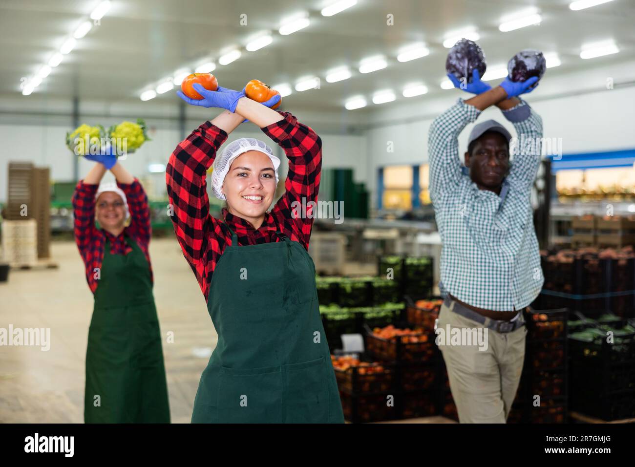 African american caucasian factory workers hi-res stock photography and ...