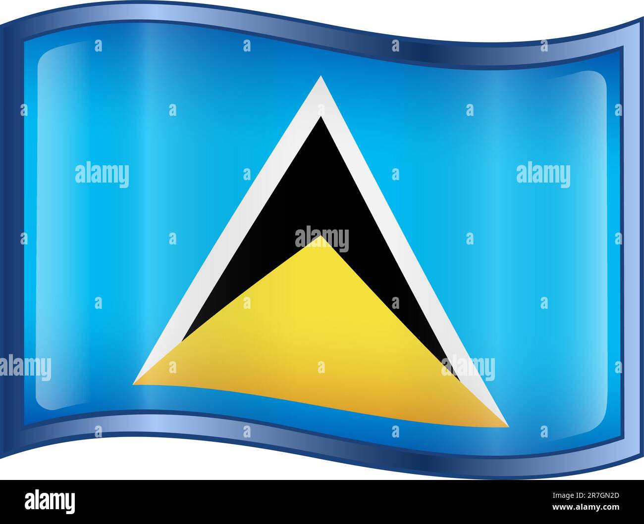 Castries flag vector background Stock Vector Images - Alamy