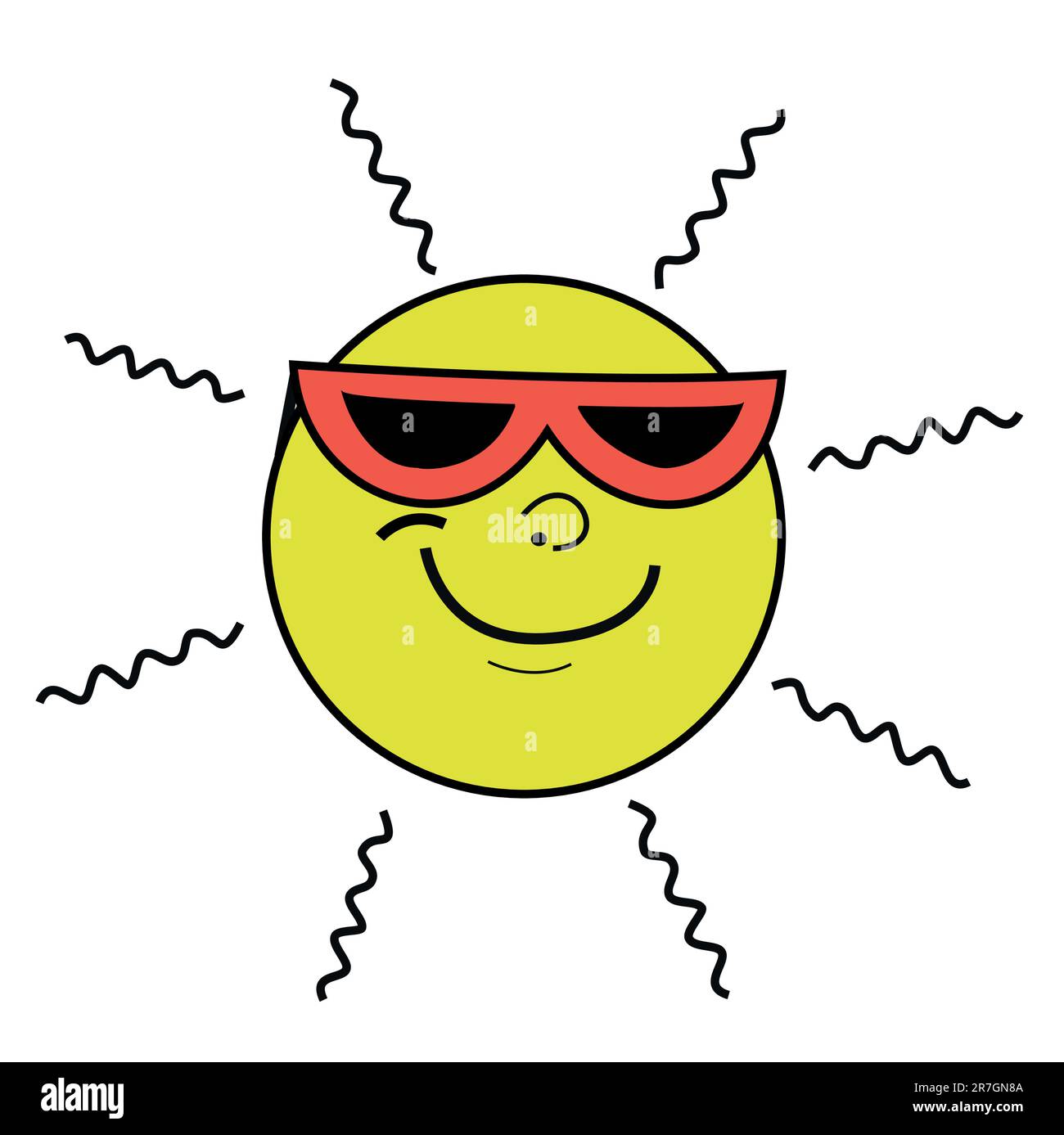 Happy sunshine graphic hi-res stock photography and images - Alamy