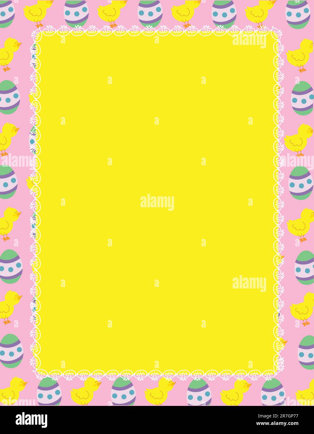 Easter border clipart hi-res stock photography and images - Alamy