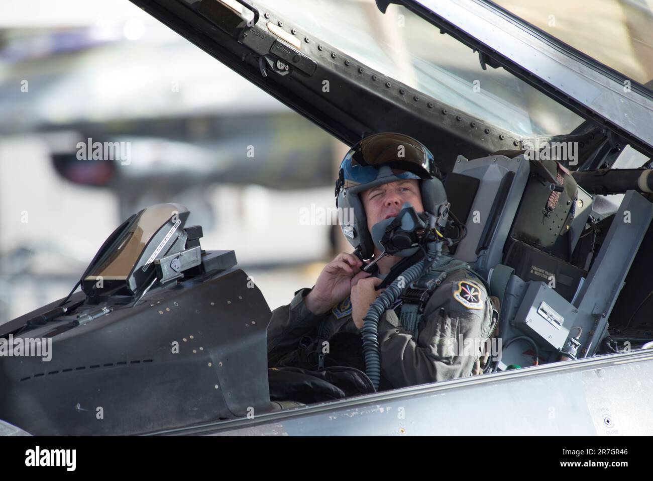 Lt. Col. Martin Meyer, the director of flight test at the Aerospace ...