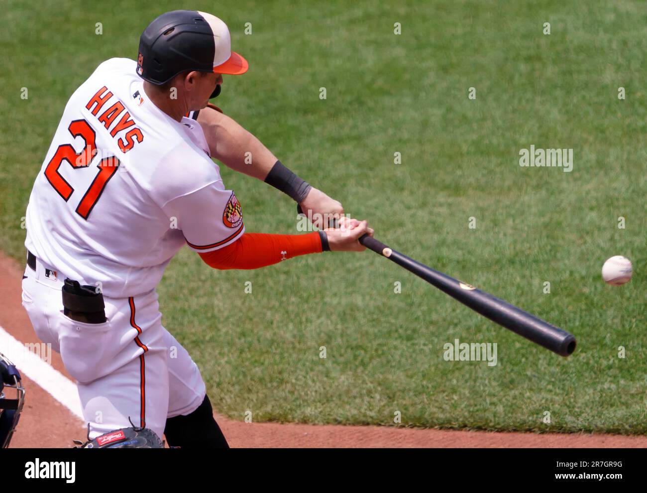 Baltimore, USA. 15th June, 2023. BALTIMORE, MD - JUNE 15: Baltimore Orioles left fielder Austin ...