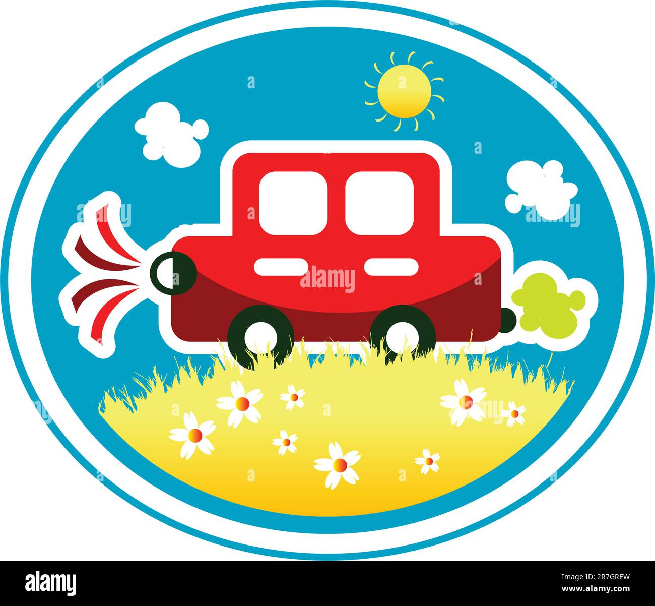 Sun on horizon Stock Vector Images - Alamy