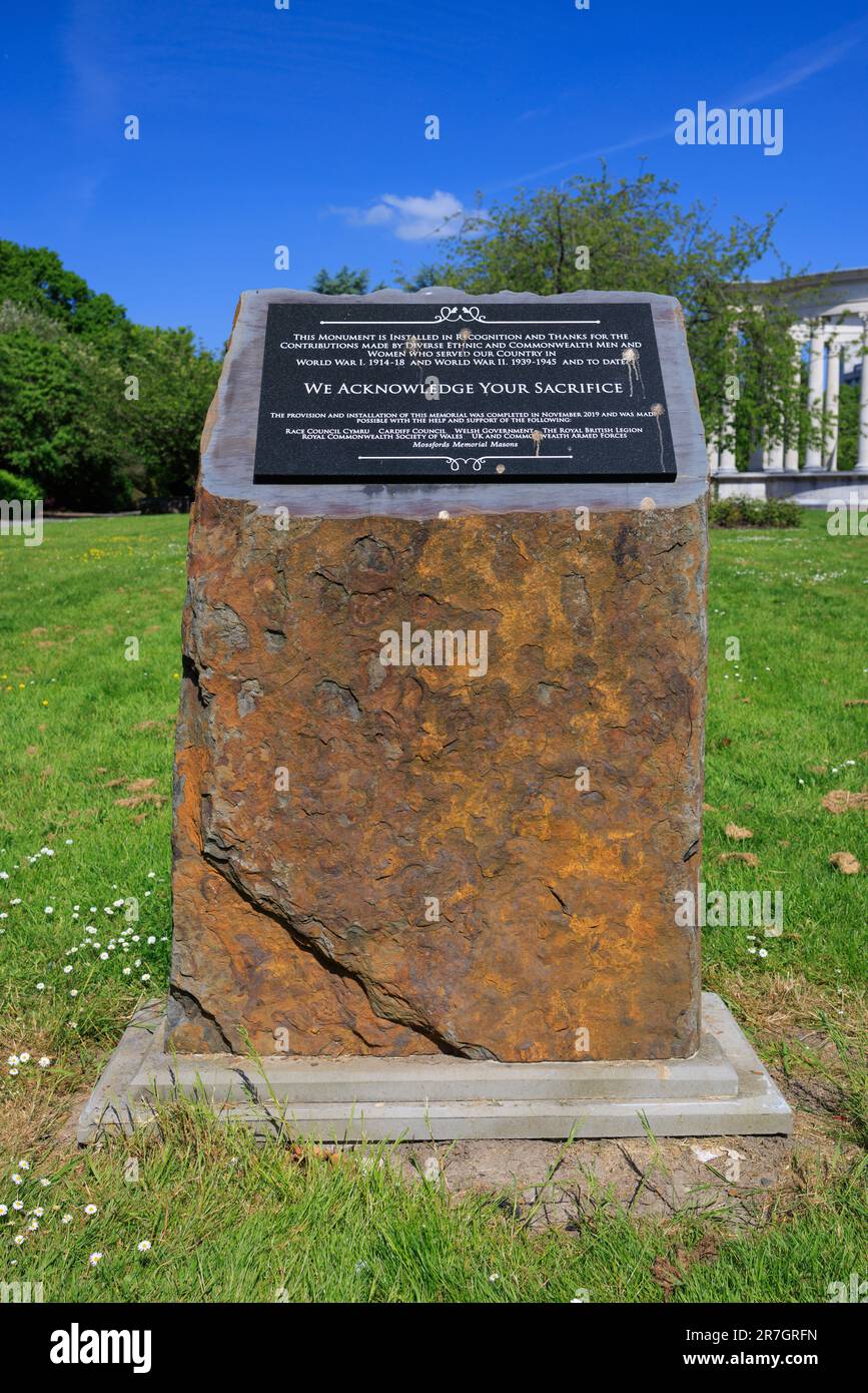 Memorial stone to recognize the efforts of men and women from Diverse ...
