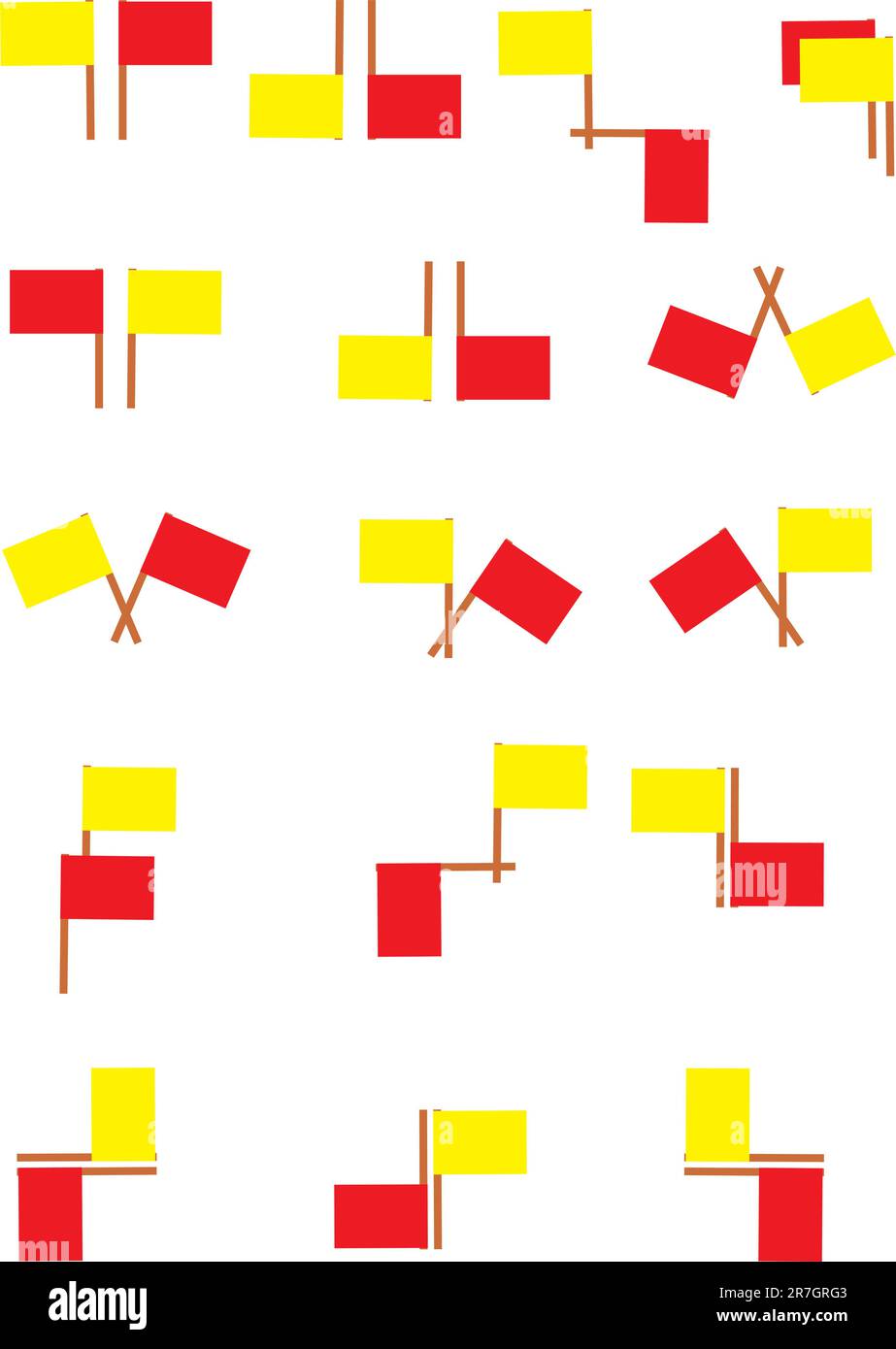 Show the flag Stock Vector Images - Alamy