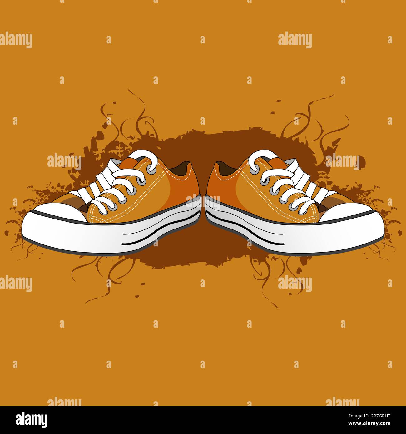 illustration of men shoes on abstract background Stock Vector Image ...