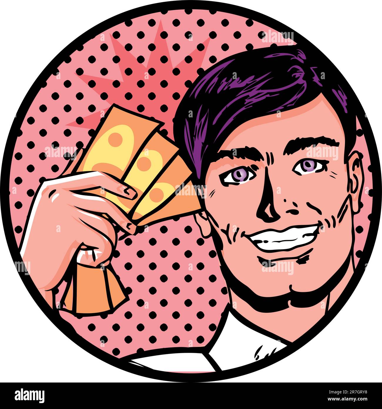 Man counting banknotes Stock Vector Images - Alamy Man counting banknotes Stock Vector Images - Alamy