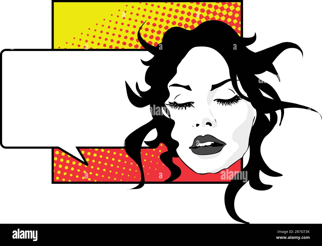 Comics style girl woman Stock Vector Image & Art - Alamy