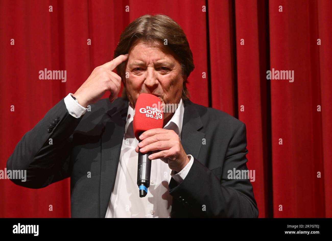 Munich, Germany. 15th June, 2023. Georg Dingler speaks at his farewell ...