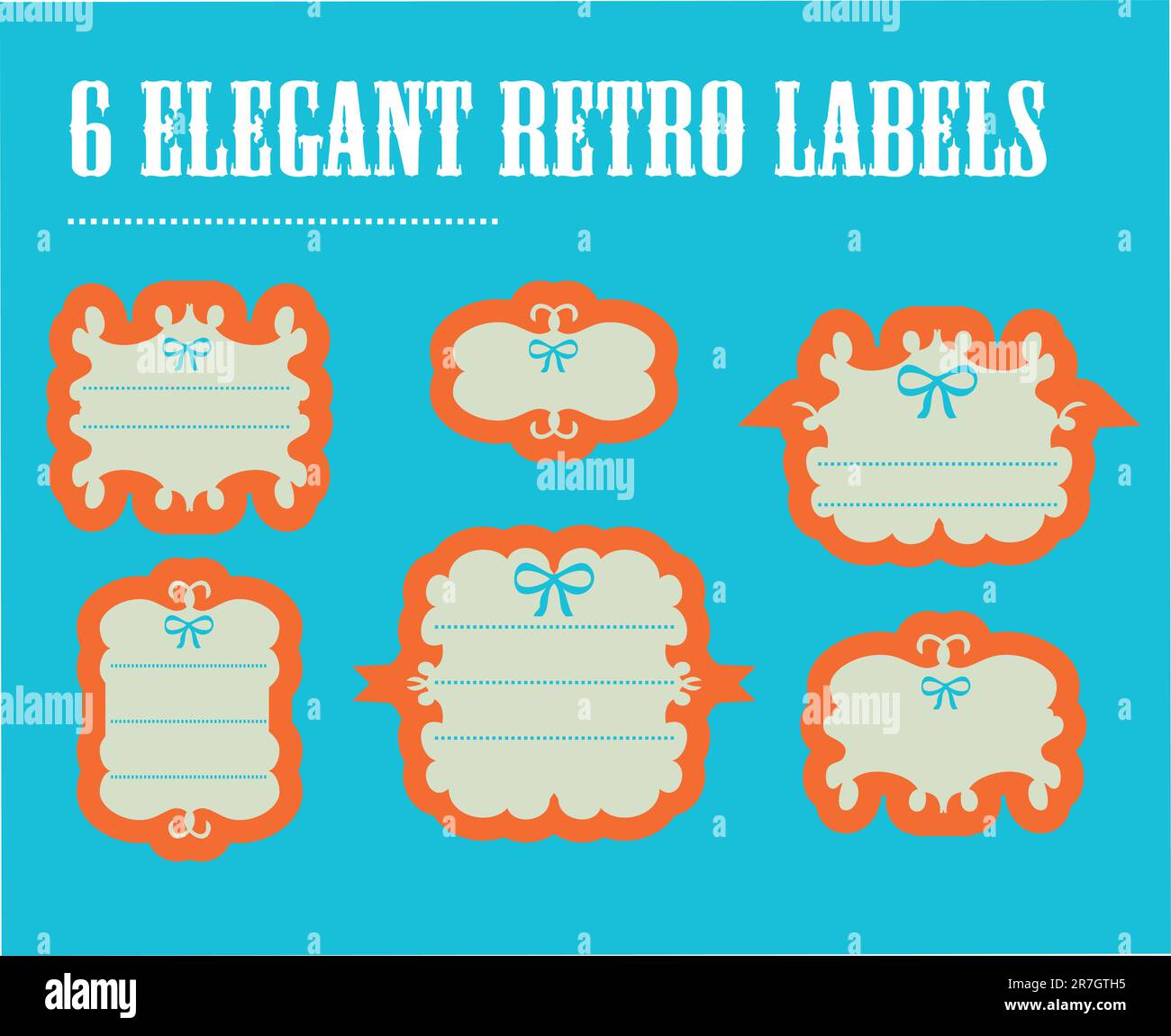 design retro frames fake paper Stock Vector Image & Art - Alamy