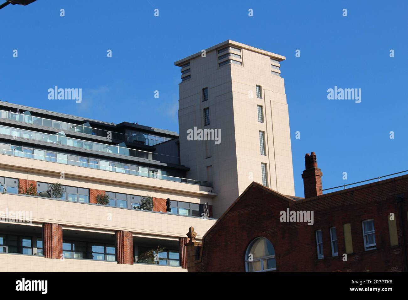 Wick Tower a classic Art Deco apartment building in Woolwich, London ...