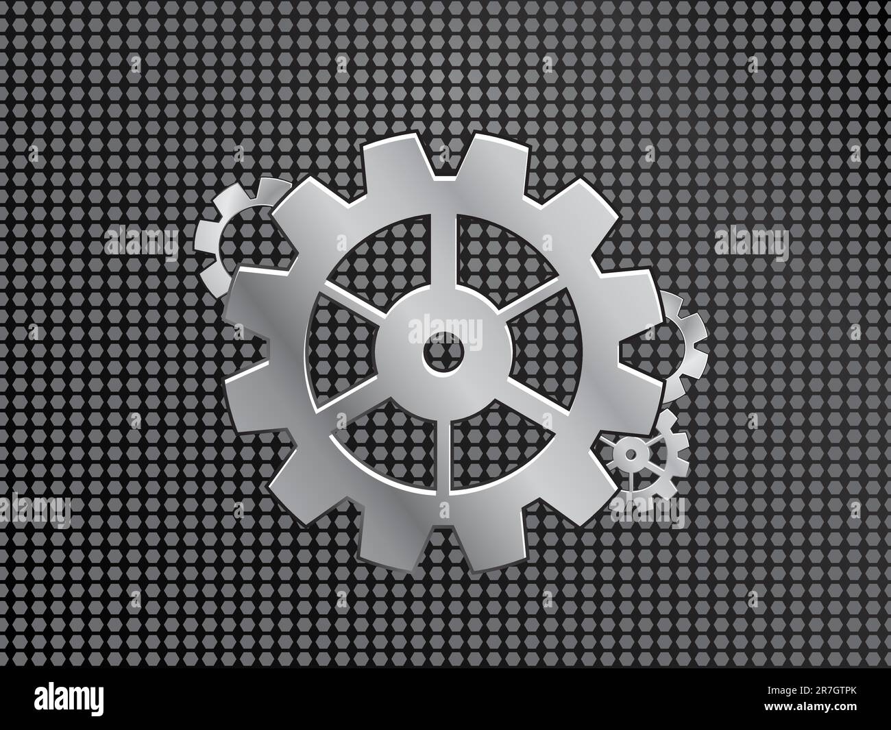 industrial background with gear signs. vector illustration Stock Vector ...