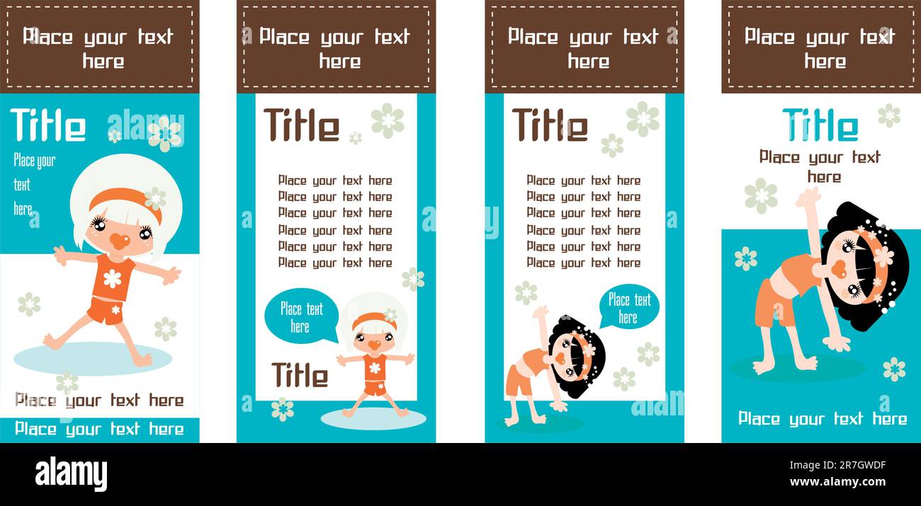 Two color cards Stock Vector Images - Alamy