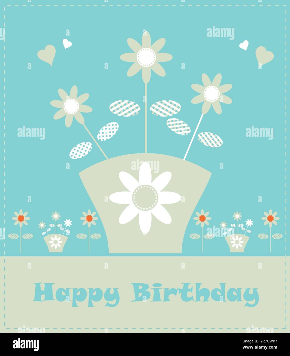flower card design fake paper Stock Vector Image & Art - Alamy
