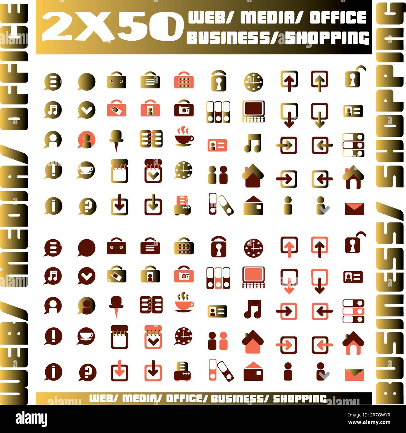 100 set orange Stock Vector Images - Alamy