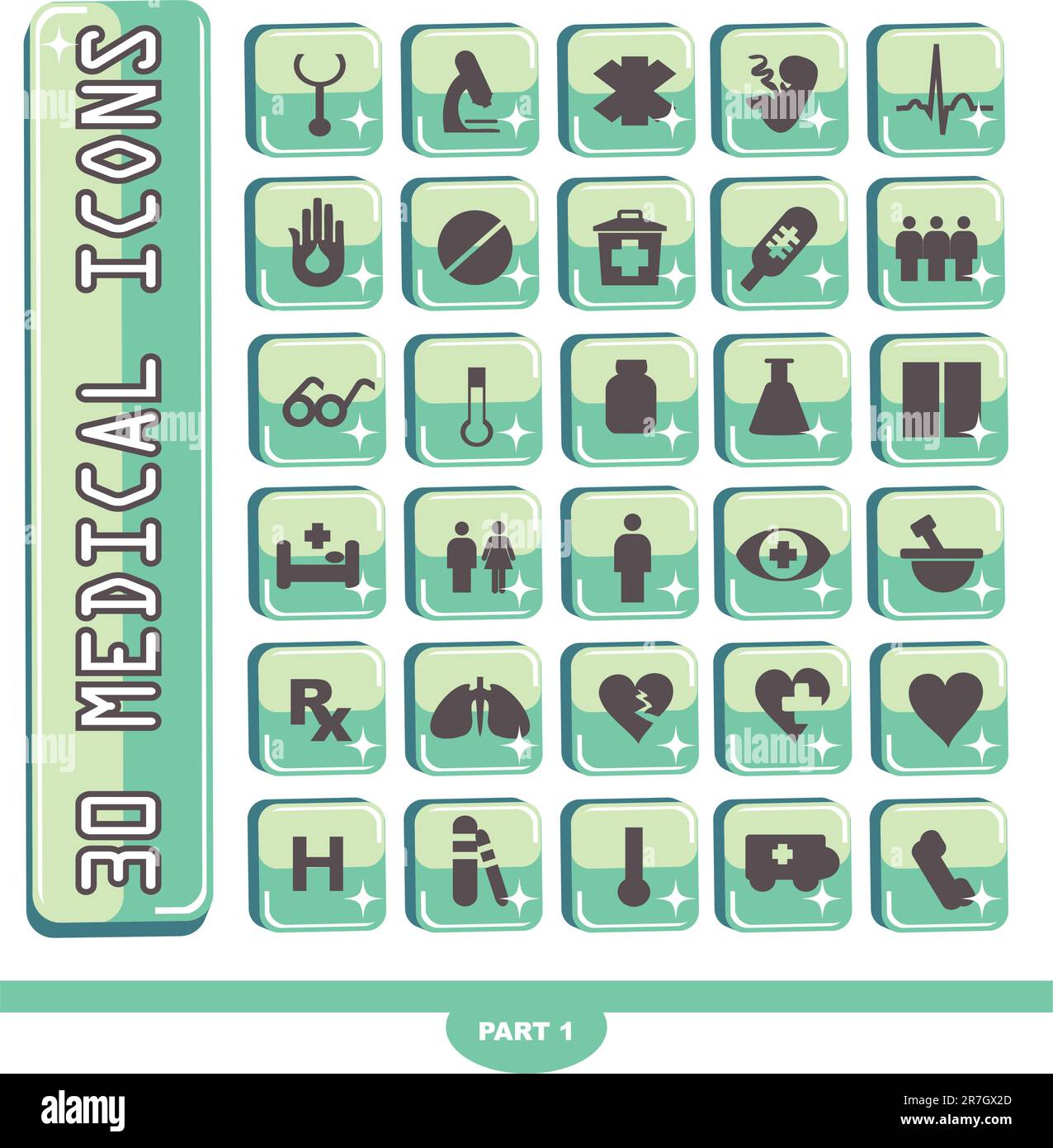 Medical icons globe hi-res stock photography and images - Alamy