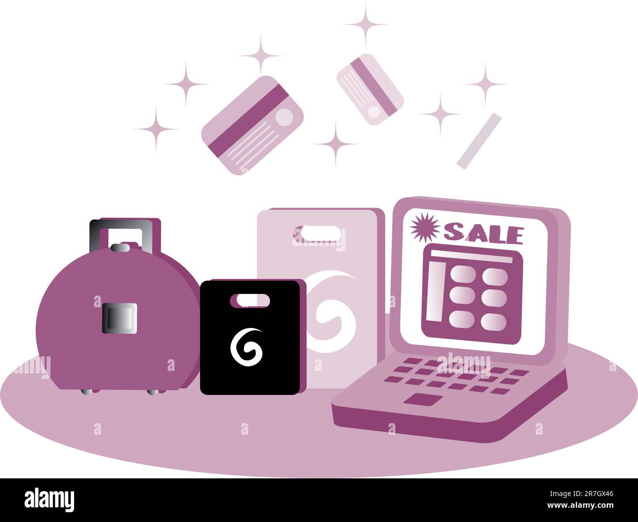 Paper bag money online Stock Vector Images - Alamy