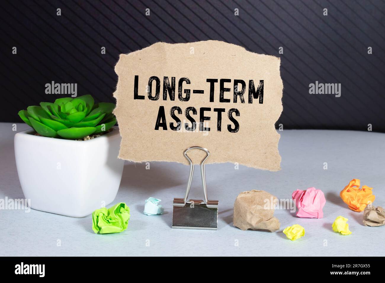 Long - term assets-text label in the document on the planning folder ...