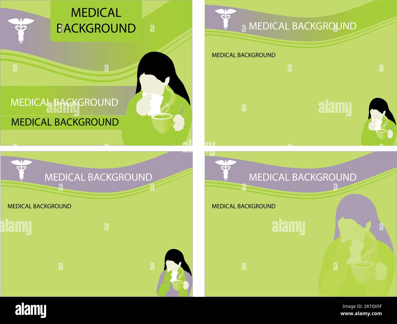 4 medical backgrounds vector Stock Vector Image & Art - Alamy