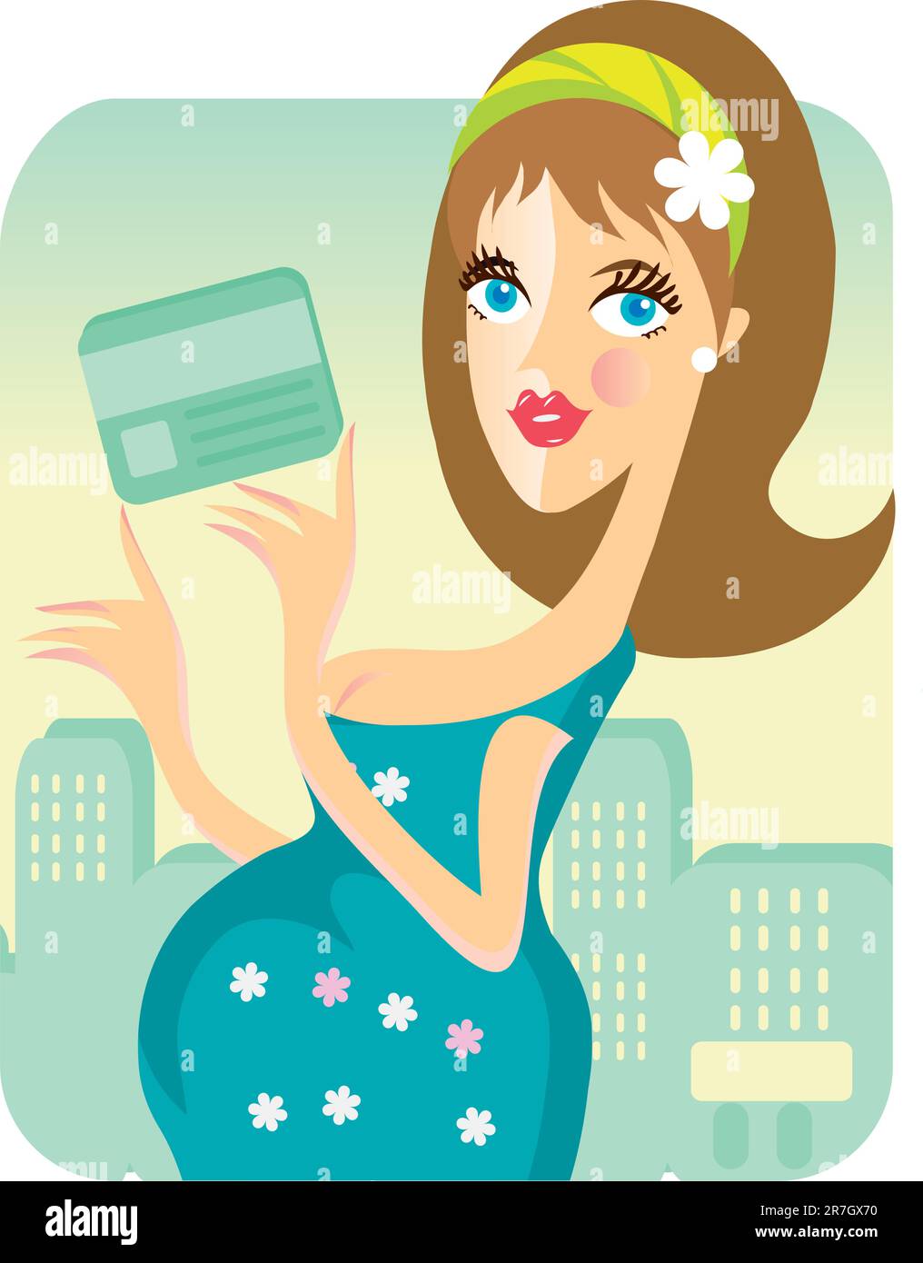 With the baby mama Stock Vector Images - Alamy