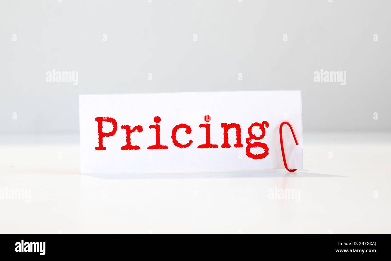 the price at which it will sell its products and services, word cloud ...
