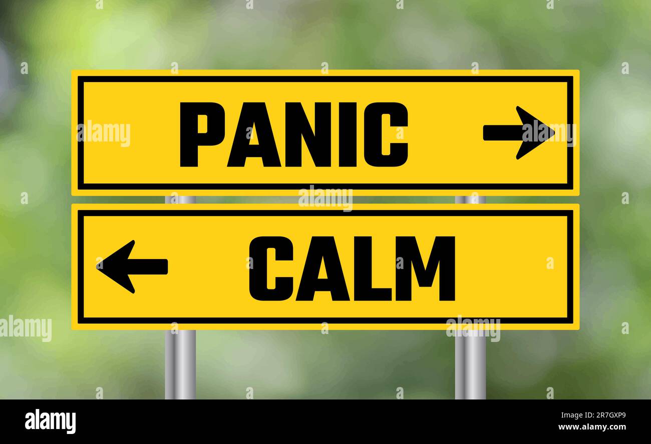 Panic calm hi-res stock photography and images - Alamy