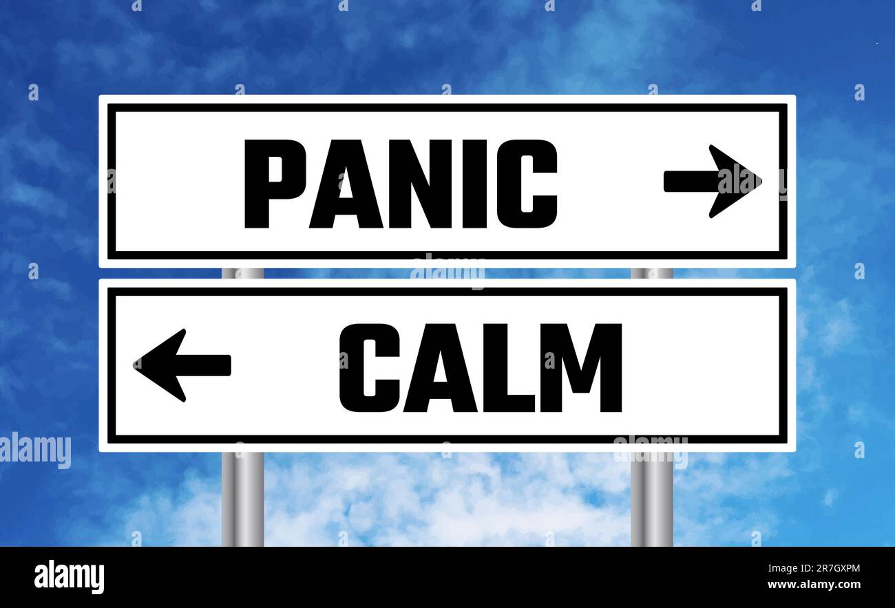Panic calm hi-res stock photography and images - Alamy