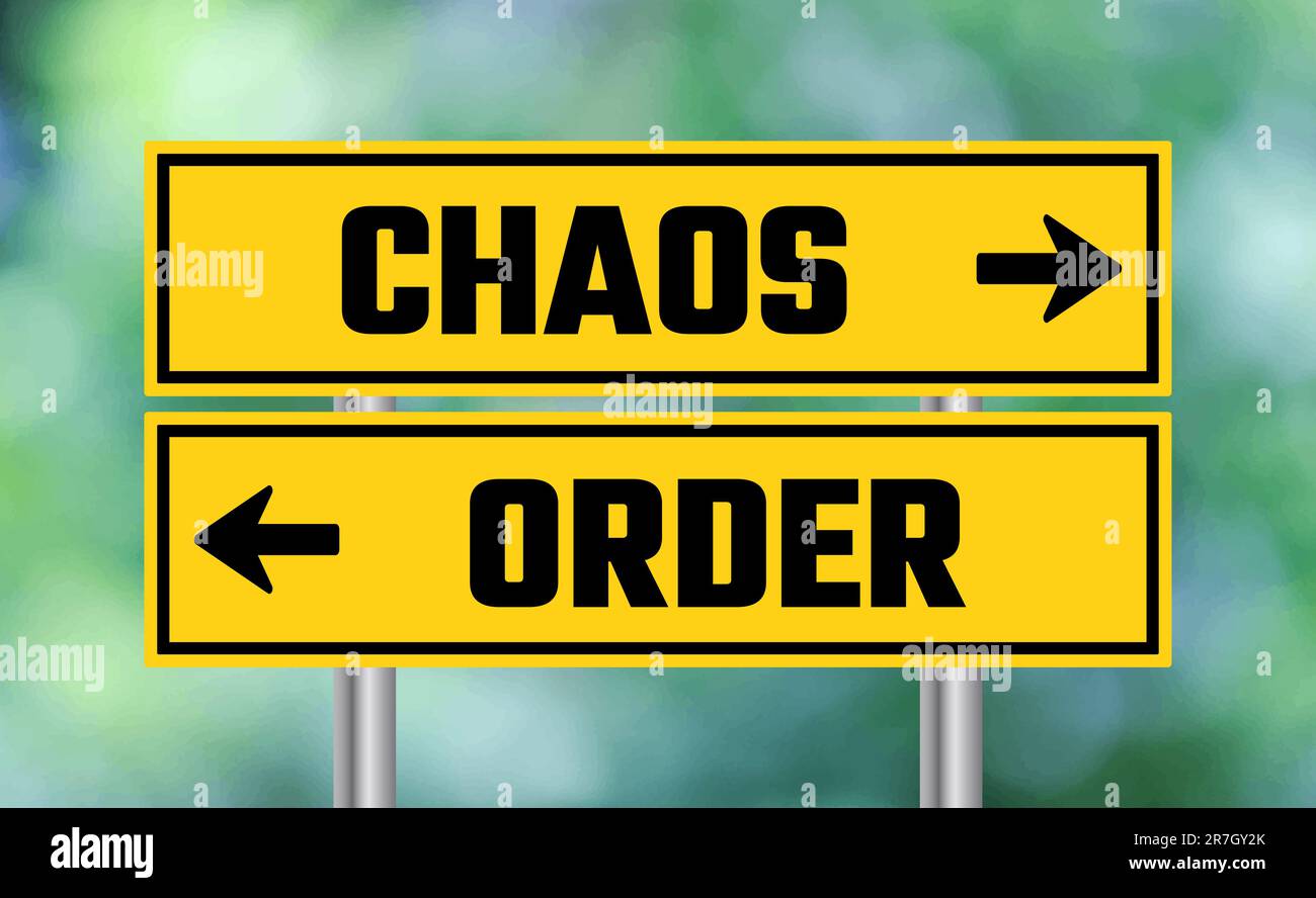 Chaos and order hi-res stock photography and images - Alamy