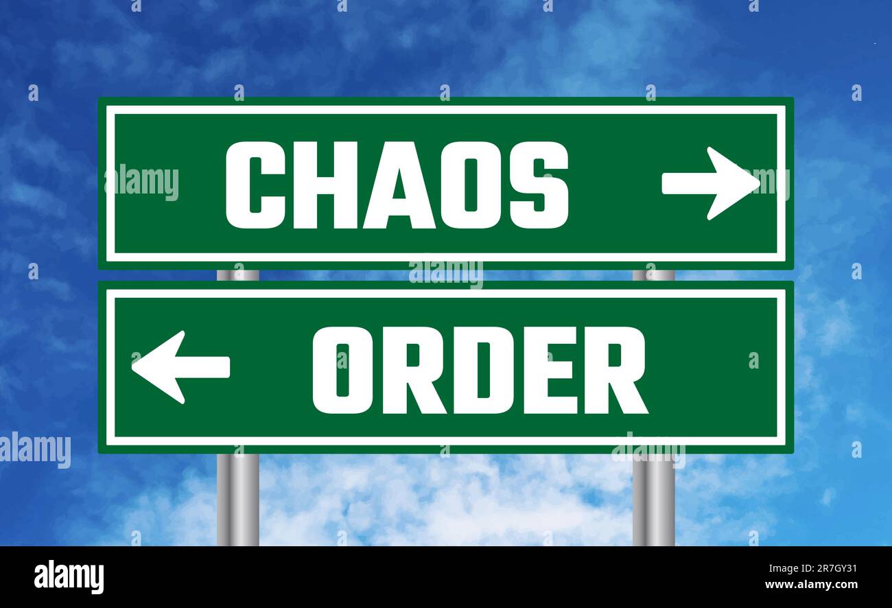 Chaos to order hi-res stock photography and images - Alamy
