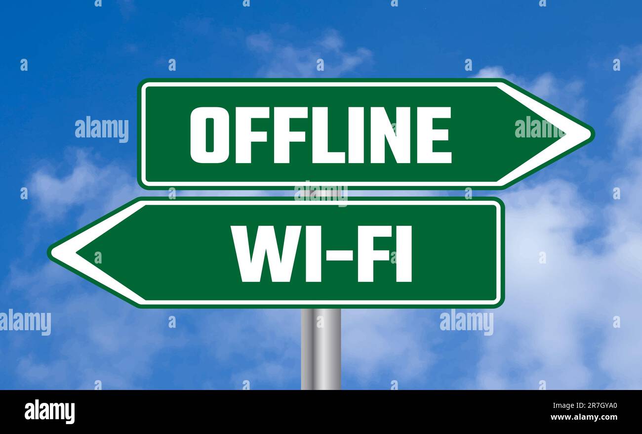 Wi fi signage hi-res stock photography and images - Alamy