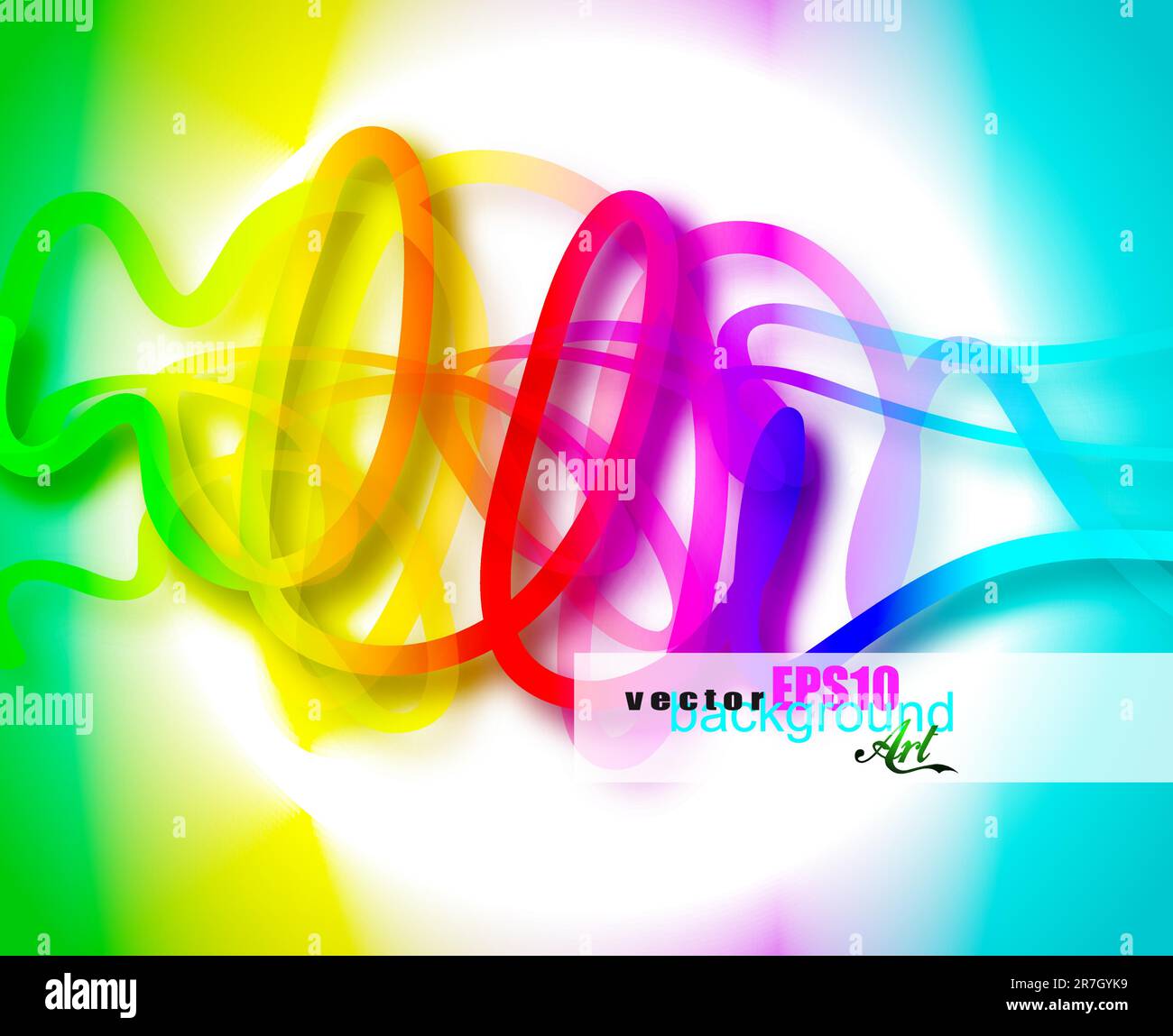 Colorful Abstract Business Card Background for Flyers or Brochures ...