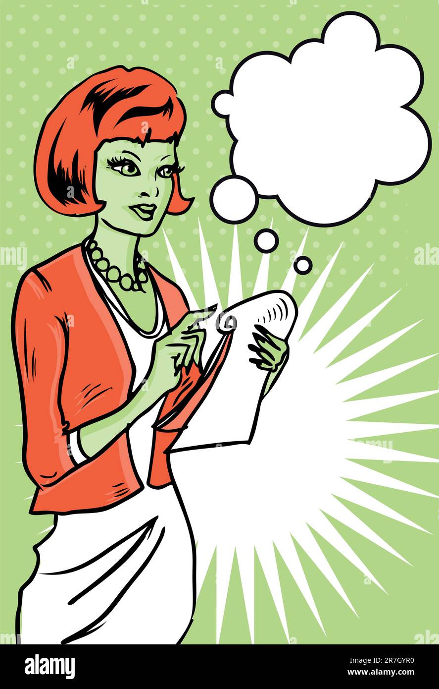 Mother taking notes Stock Vector Images - Alamy