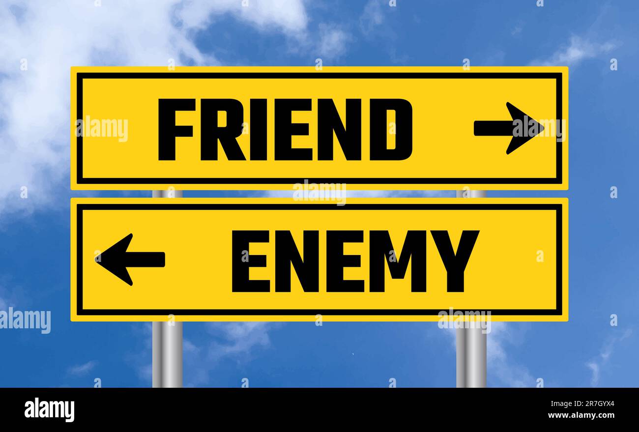 Friend enemy hi-res stock photography and images - Alamy